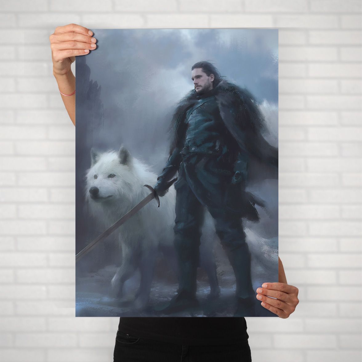 Постер HEAVEN POSTER Люди, Арт Джон Сноу 7, 84 60 купить c доставкой на ...