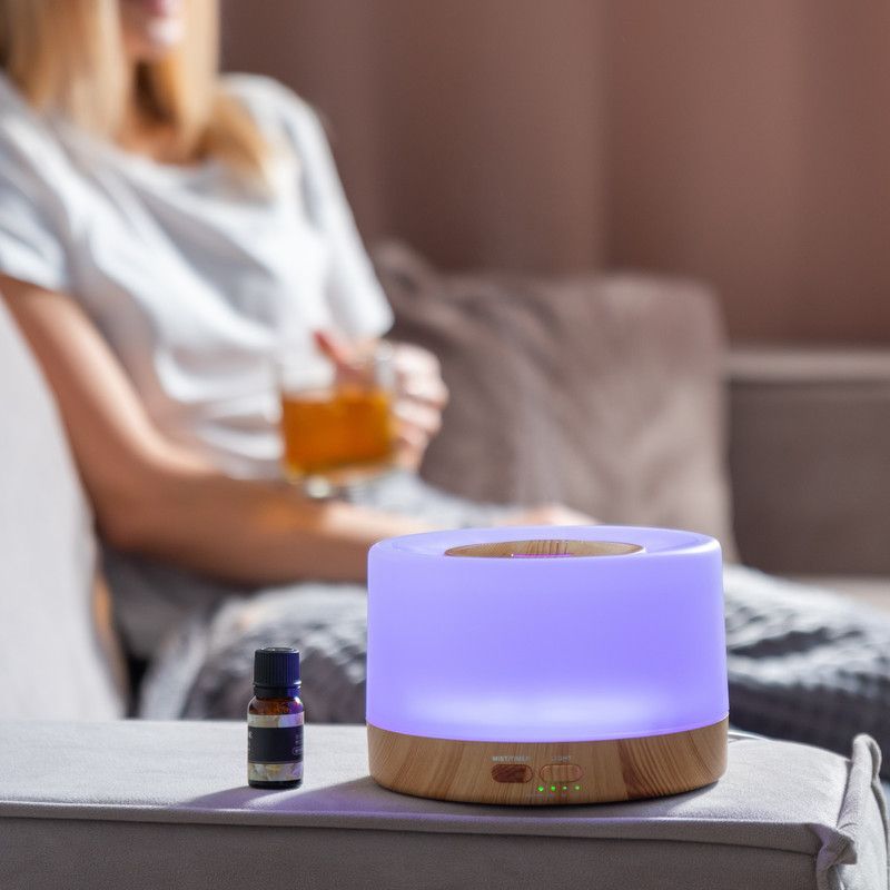 Увлажнитель воздуха LUCHT.I в комплекте с пультом ДУ и аромомаслом ...