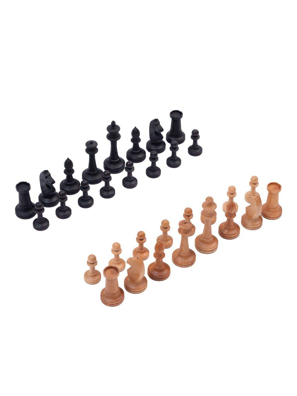 Шахматные фигуры без доски классические деревянные из бука большие
