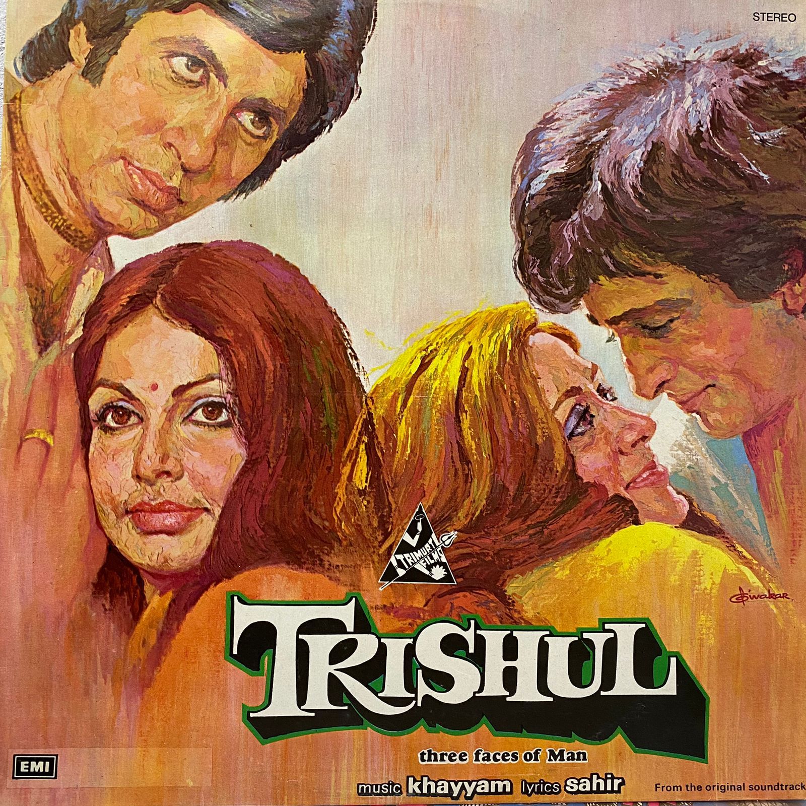 Виниловая пластинка Khayyam, Sahir - Trishul (Three Faces Of Man ...