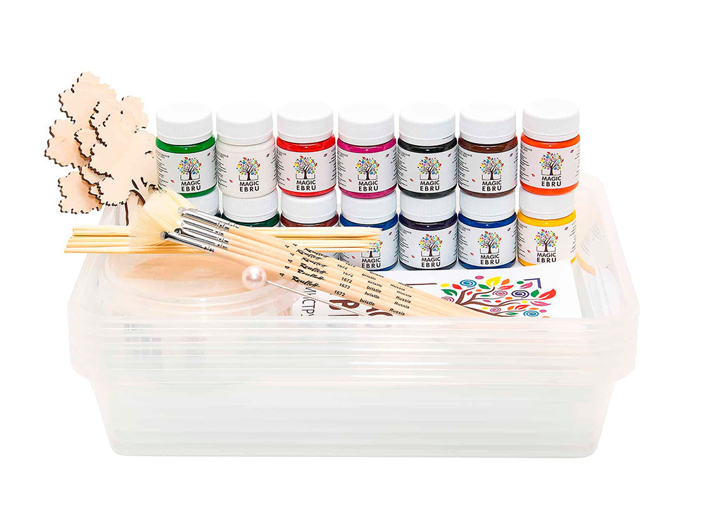 Набор для эбру "Studio" 14 цветов, Magic EBRU - купить с доставкой по ...