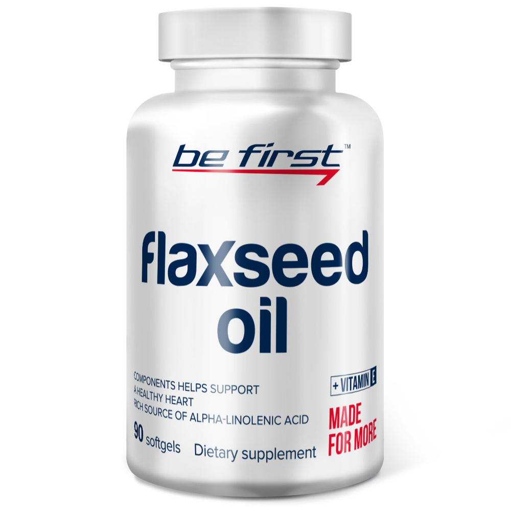 Льняное масло омега-3 в капсулах Be First Flaxseed Oil 90 капсул ...