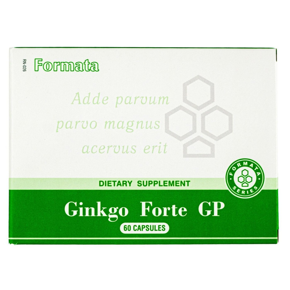 Ginkgo Forte GP Santegra. Гинкго билоба 80 мг, 60 капсул. Готу Кола 150 ...
