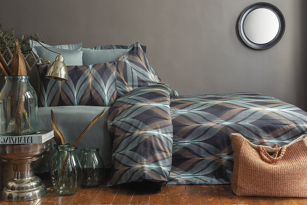 Комплект постельного белья Issimo Home Cotton Satin евро , наволочки ...