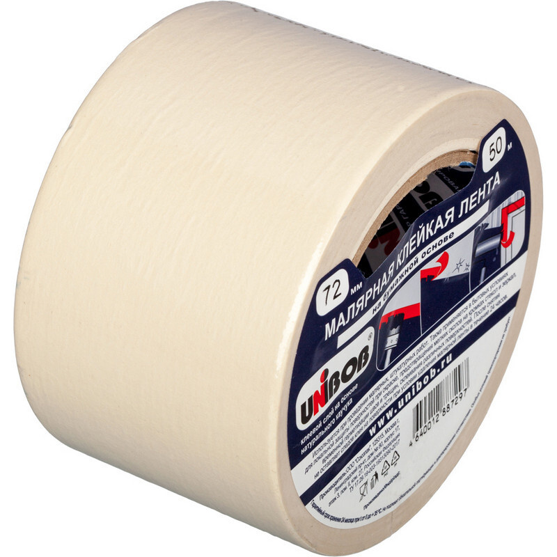 Клейкая лента канцелярская Unibob - купить с доставкой по выгодным ...