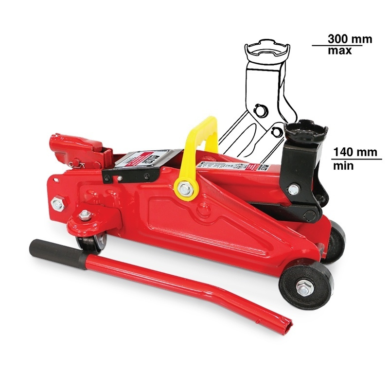 AVS Домкрат автомобильный Подкатной, нагрузка до 2 т - купить с доставкой по выгодным ценам в ...