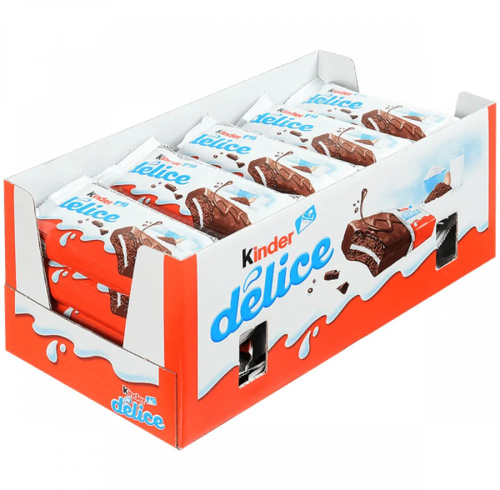 Батончик шоколадный Kinder Delice Киндер Делис 39г по 20 шт - купить с ...