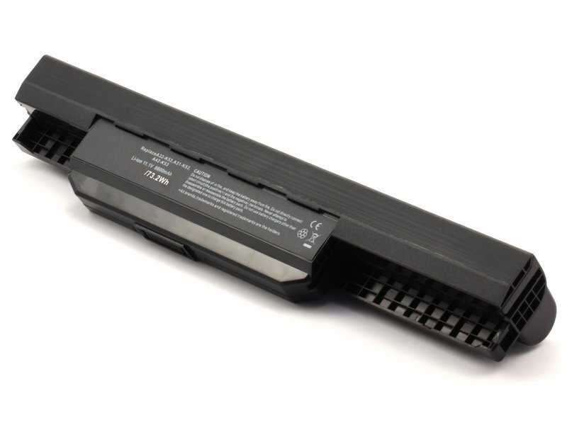 Аккумулятор для ноутбука ASUS 6600 мАч, (A31-K53, A32-K53, A41-K53, A42 ...