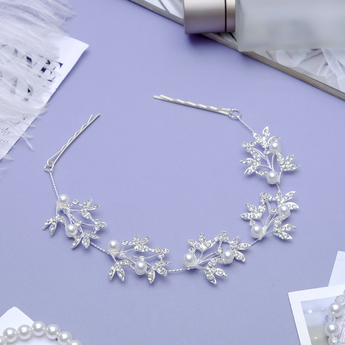 Аксессуар для волос "Сокровище морей" 20 см, на невидимках, веточки./В ...