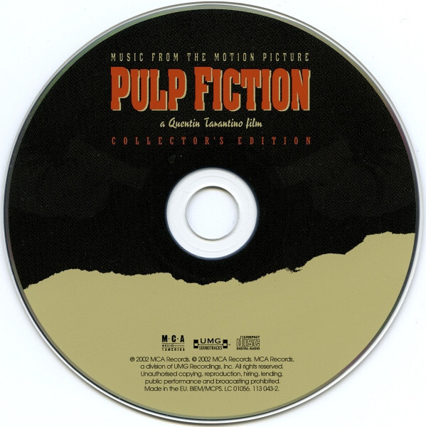 CD Audio CD Криминальное чтиво. Саундтрек к фильму.. Pulp Fiction: Music From The Motion Picture ...