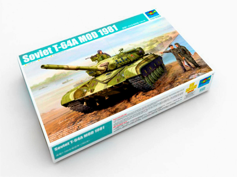 01579 Trumpeter Советский танк Т-64 обр.1981 г. (1:35) - купить с ...