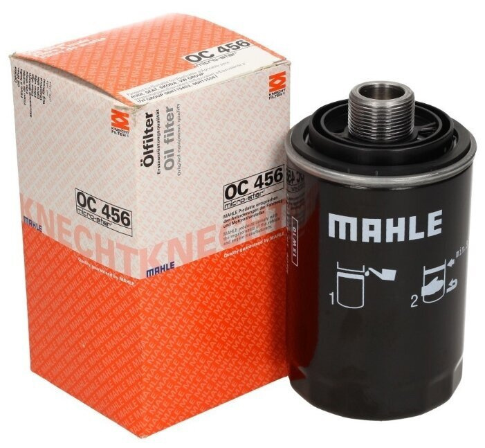 Фильтр масляный MAHLE Фильтр масляный KNECHT/MAHLE OC456 - купить по ...