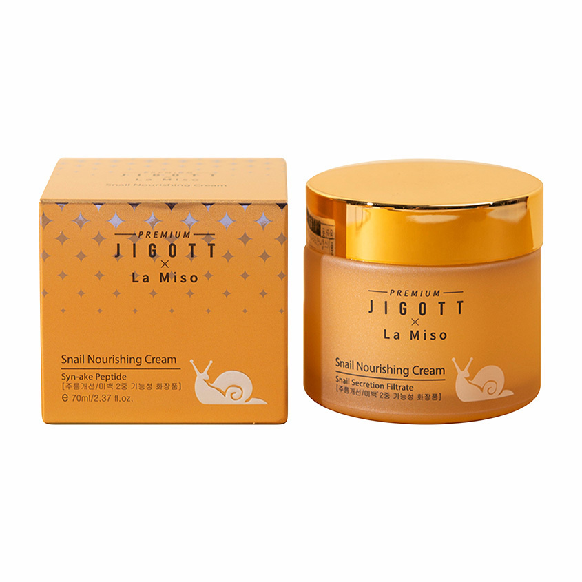 Premium Jigott&La Miso Питательный крем с муцином улитки 70 мл - купить ...