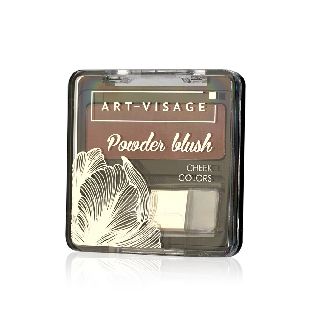 Компактные румяна для лица Art-Visage Powder Blush с кисточкой 303 ...