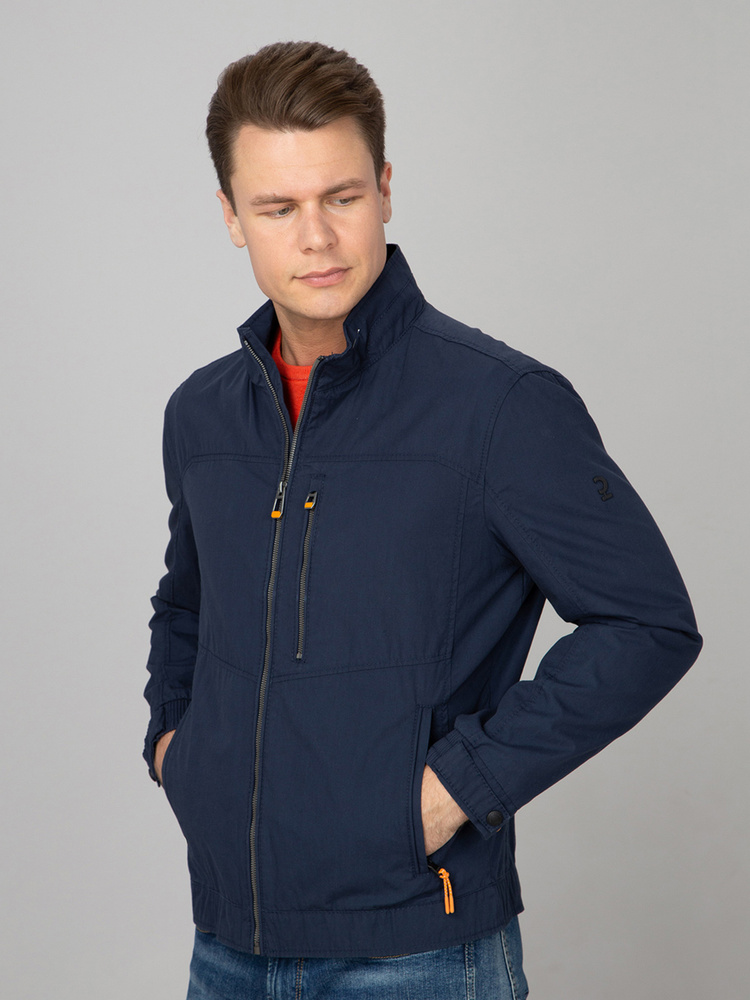 Куртка Мужской CALAMAR темно-синий Хлопок, размер 56 Демисезон Китай ...