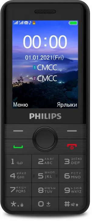 Мобильный телефон Philips Xenium E172, черный - купить по выгодной цене в интернет-магазине OZON ...