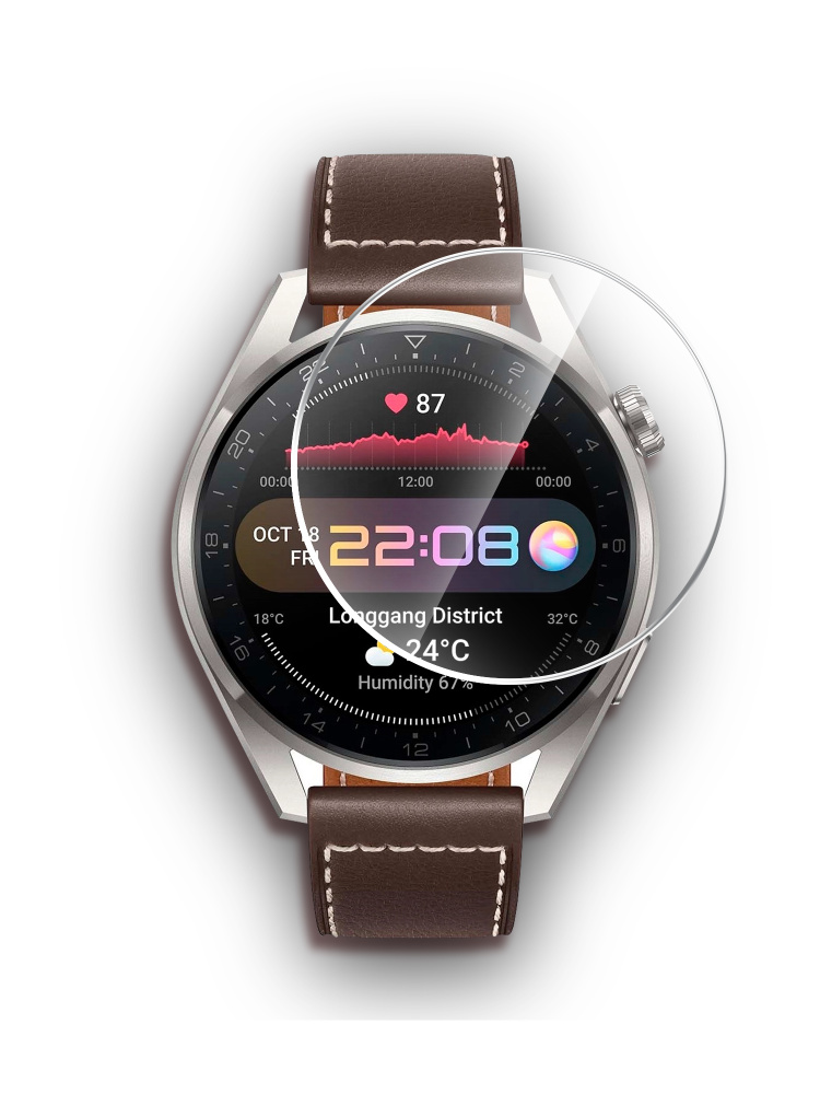 Защитная пленка на Huawei Watch 3 Pro (48 mm) (Хуавей вотч 3 про 48мм ...