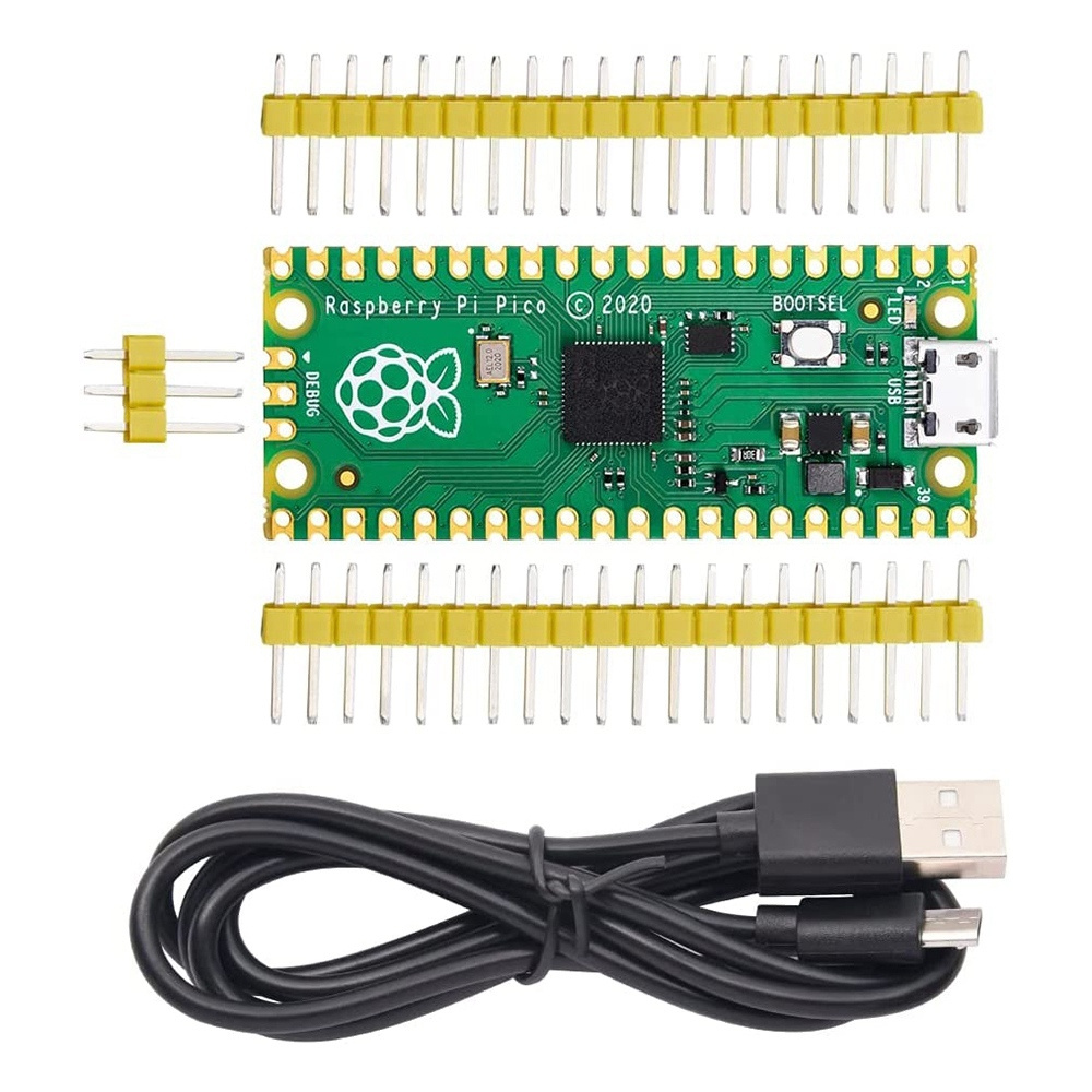 Плата для двухъядерного процессора Raspberry Pi Pico Rp2040 Arm Cortex M купить с доставкой