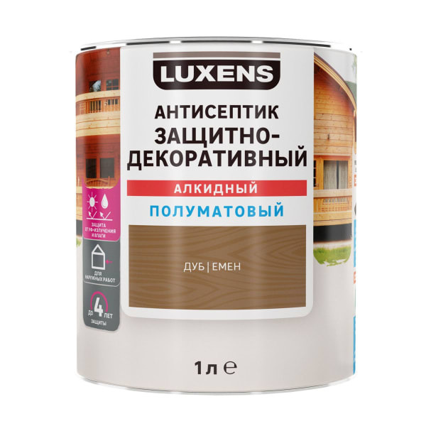 Антисептик Luxens полуматовый дуб 1 л купить на OZON по низкой цене ...