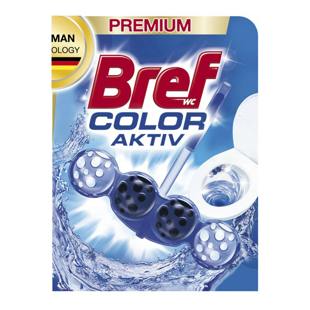 Блок для унитаза Bref Color Aktiv с хлор-компонентом 50 г - купить с ...