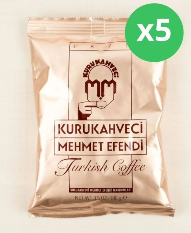 Kurukahveci Mehmet Efendi/Турецкий молотый кофе Мехмет Эфенди, 5уп по ...