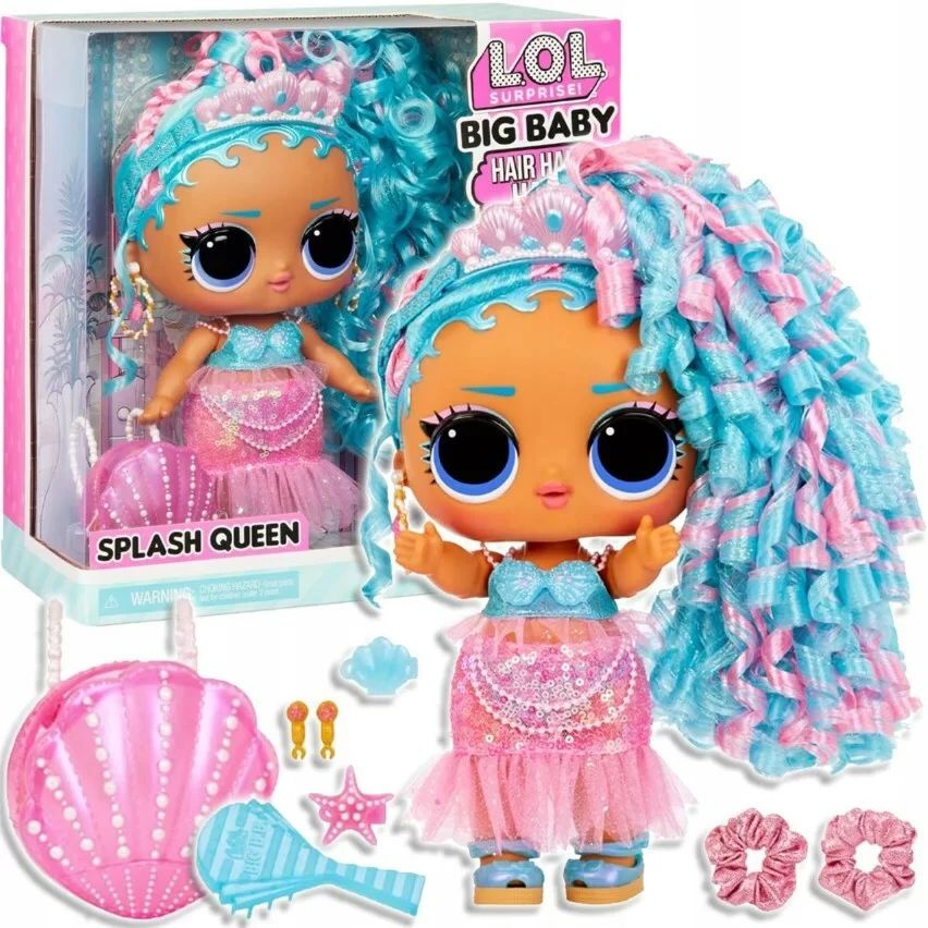 L.O.L. Surprise! Большая кукла ЛОЛ Сюрприз Big Baby - Splash Queen ...