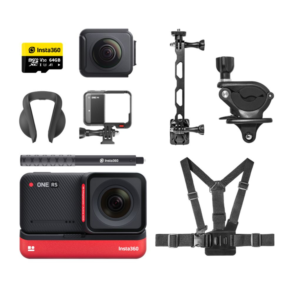 Экшн камера Insta360 X One Rs Twin Edition Bike Kit купить по выгодной