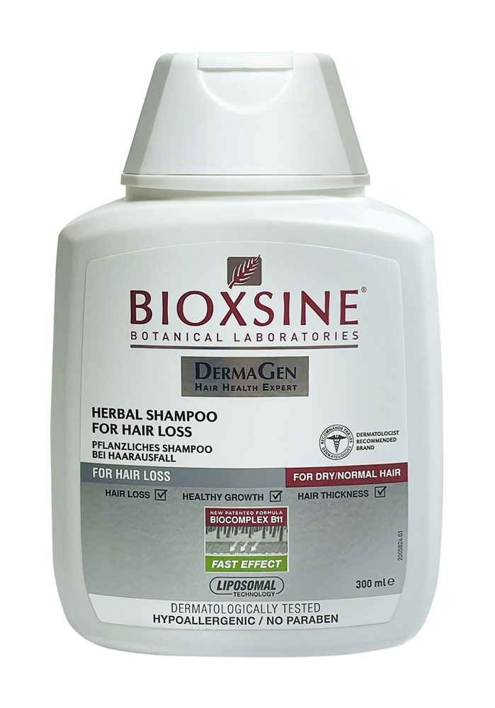 Шампунь против выпадения для всех типов волос Bioxsine Herbal Shampoo ...