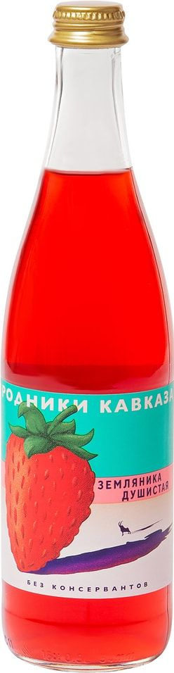 Напиток Родники Кавказа Земляника 500мл - купить с доставкой по ...