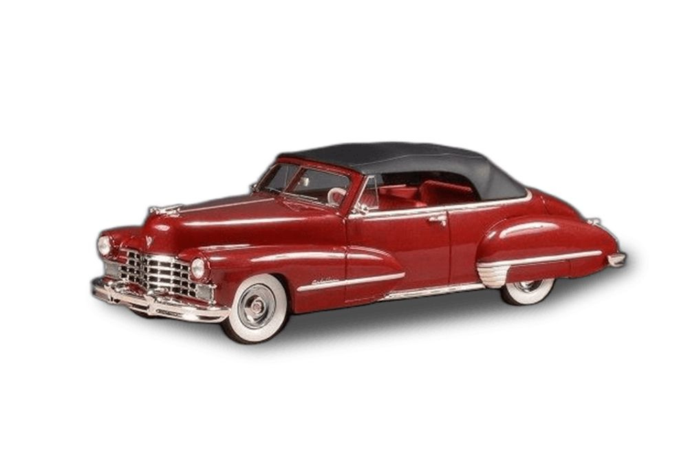 Модель коллекционная Cadillac series 62 convertible (закрытый) 1947 maroon metallic - купить в ...