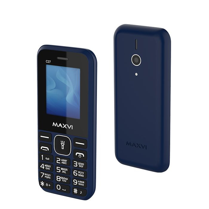 Мобильный телефон Maxvi C27 blue купить на OZON по низкой цене (2123871790)