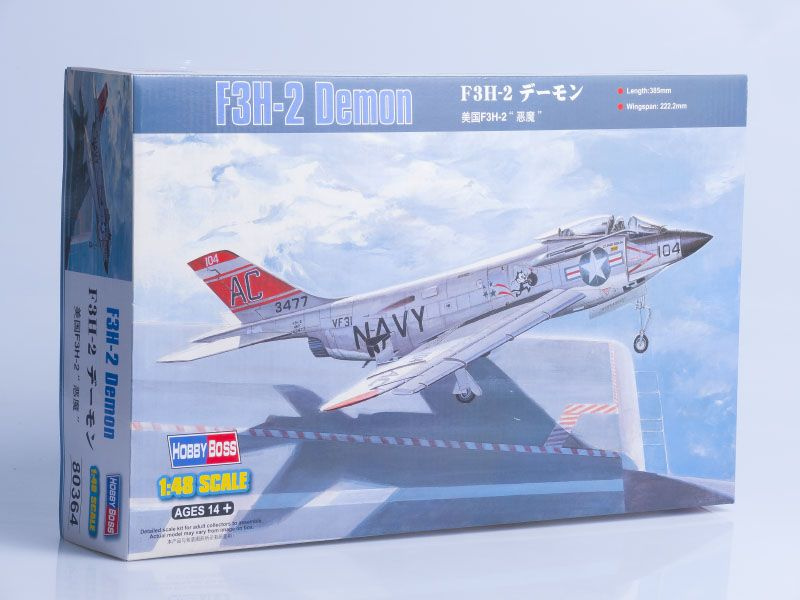 Сборная модель самолета Hobby Boss Самолет F3H-2 Demon, масштаб 1/48 - купить с доставкой по ...