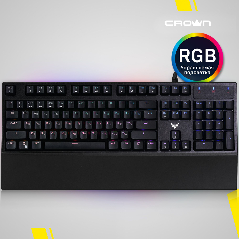 Механическая клавиатура Crown Micro CMGK-902 купить по низкой цене ...