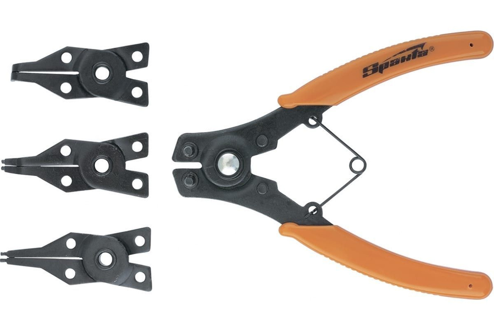 Съемник для стопорных колец с насадками, 150 мм, универсальный Spart ...