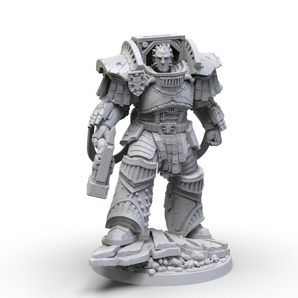 Фигурка примарх Пертурабо для настольной игры Warhammer 40k размер 50мм ...