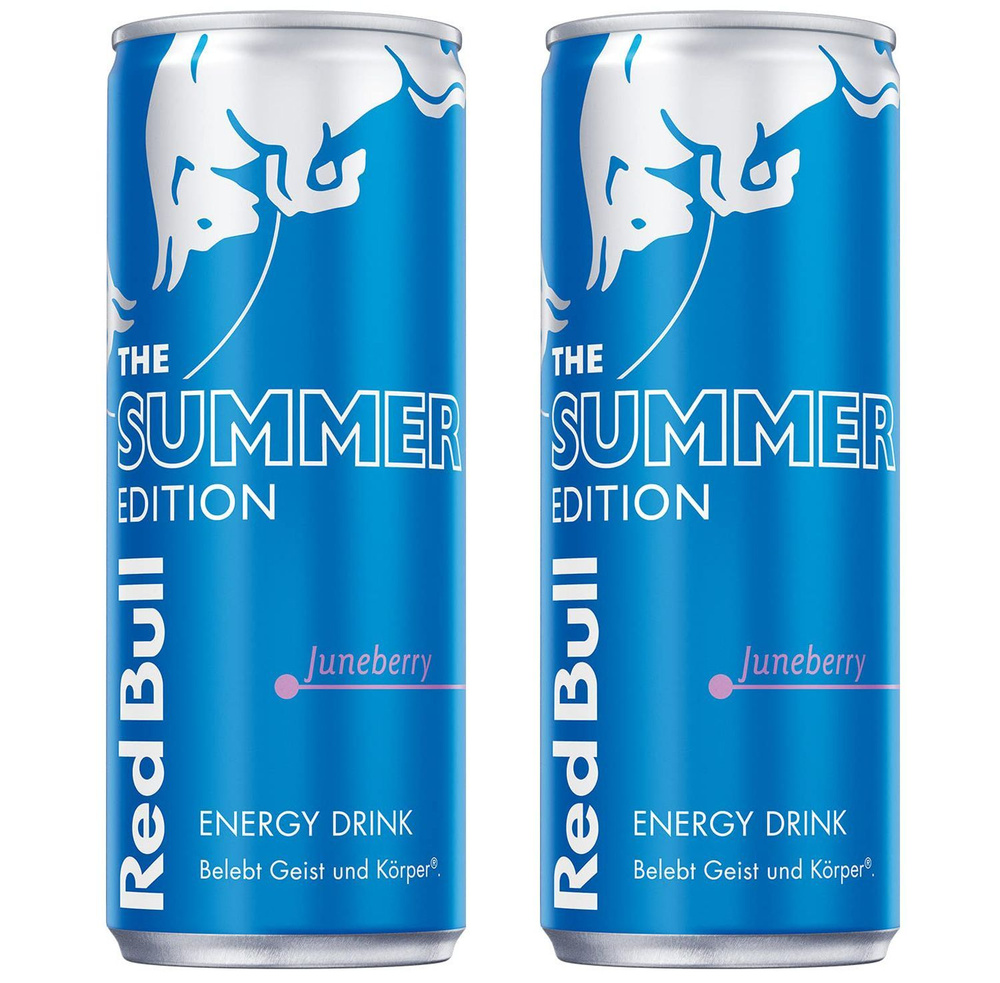 Red Bull Summer Edition Juneberry Можжевельник 2 банки по 250 мл ...