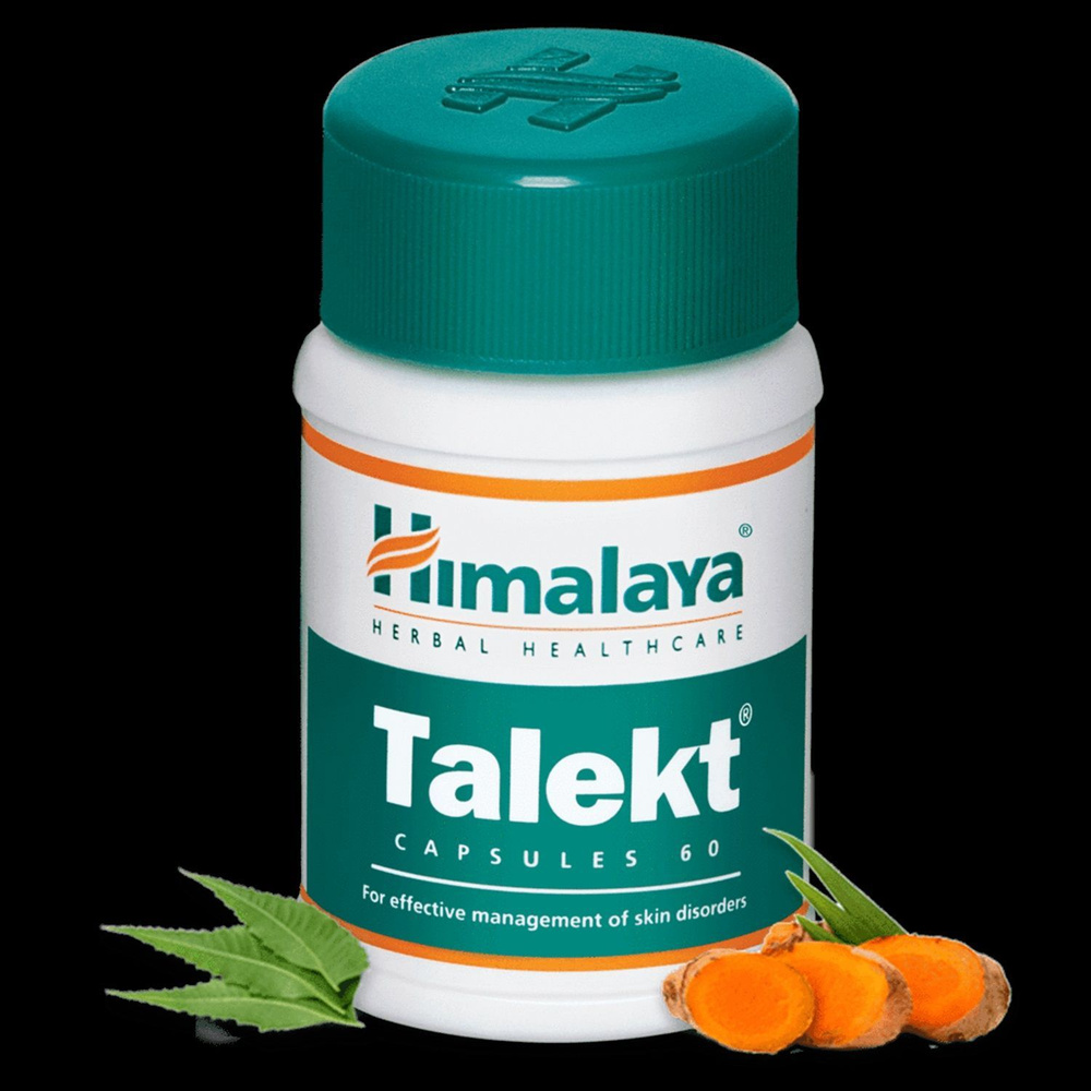 Himalaya Herbals Талект(Talekt) от кожных заболеваний 60 таб. - купить ...