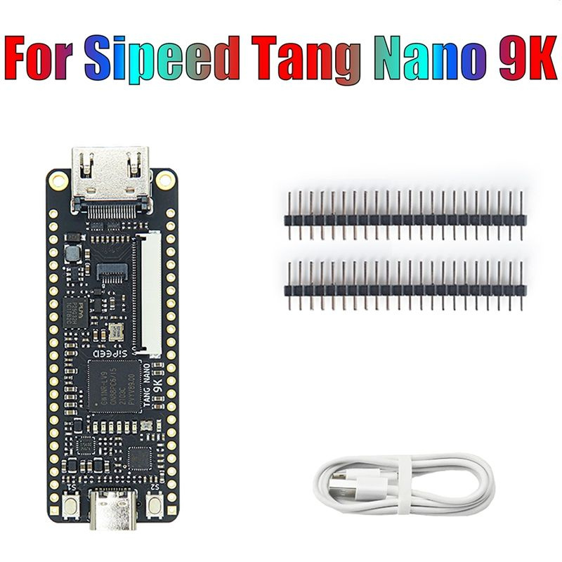 Для макетной платы Tang Nano 9K FPGA GOWIN GW1NR-9 RISC-V HD с кабелем типа C - купить с ...