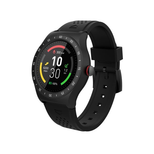 Купить смарт-часы KREZ SOHO, SW12, Black, экран 1.3" - купить по низким ...