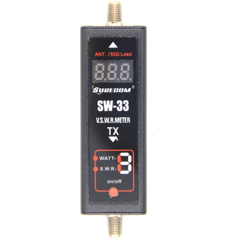 Портативный тестер мощности Антенн SURECOM SW-33 Mini Power & SWR Meter ...