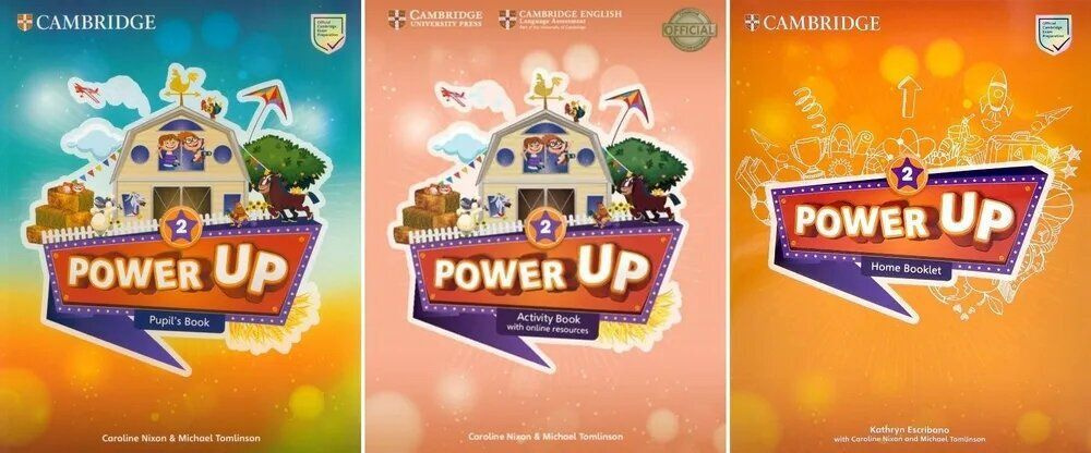 Power Up 2 Pupil's Book, Activity Book, Home Booklet + CD ( учебник ...