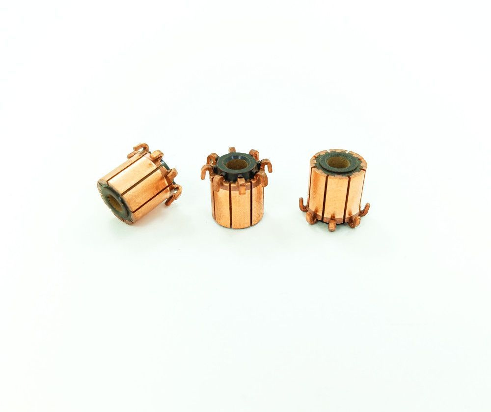 Коллектор якоря электромотора (авто 12-24v) 8 ламелей 4х10.3х12 (Печка ...