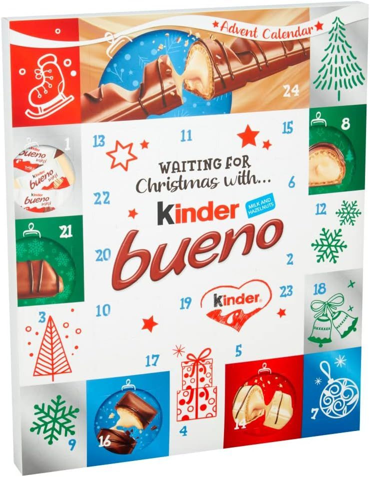 Новогодний подарок адвент-календарь Kinder Bueno 3 х 167 гр - купить с ...