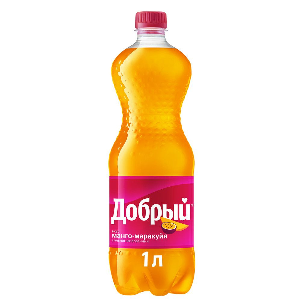 Напиток Добрый Манго-маракуйя газированный, 1л - купить с доставкой по ...