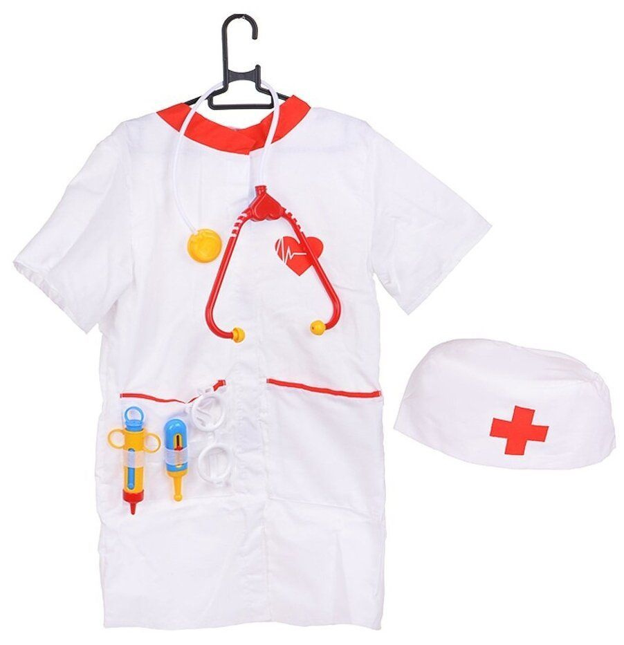 Костюм доктора 87757 с набором медицинских инструментов - купить с доставкой по выгодным ценам в ...