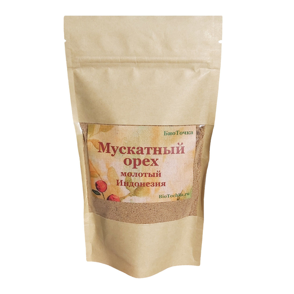 Мускатный орех молотый, БиоТочка, 100 гр. - купить с доставкой по ...