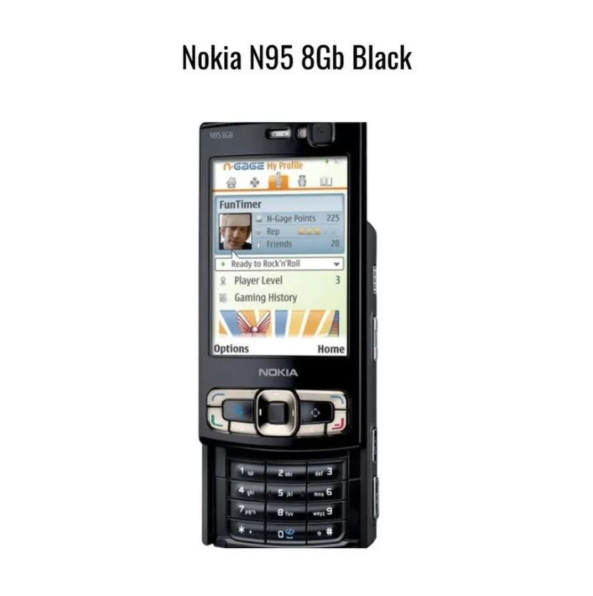 Мобильный телефон 4886c37ad1e2_Nokia N95, черный - купить по выгодной цене в интернет-магазине ...