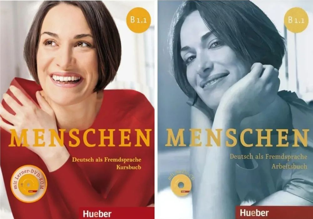 Menschen B1.1 комплект Учебник + Рабочая Тетрадь + CD, Arbeitsbuch mit CD, Lehrerhandbuch ...