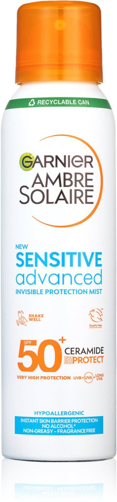 Garnier Ambre Solaire Sensitive Advanced - спрей-мист для загара, для ...