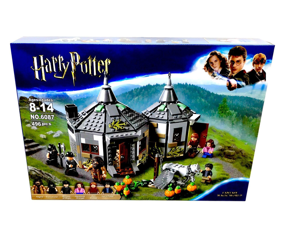 6087 Конструктор Гарри Поттер Хижина Хагрида: спасение Клювокрыла 496 деталей - купить с ...